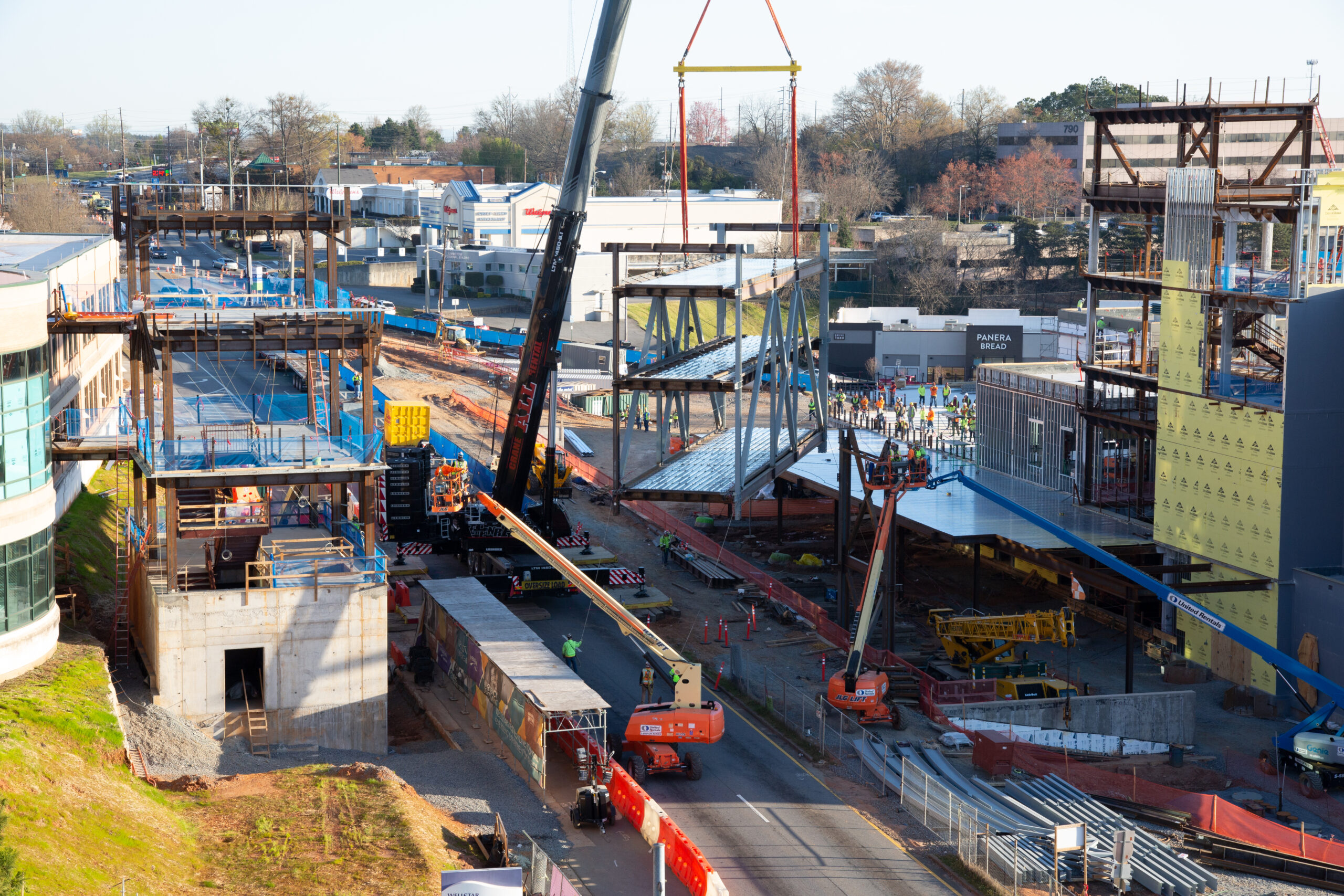 Two-story, 72-foot Tall Bridge Lowered into Permanent Position at ...