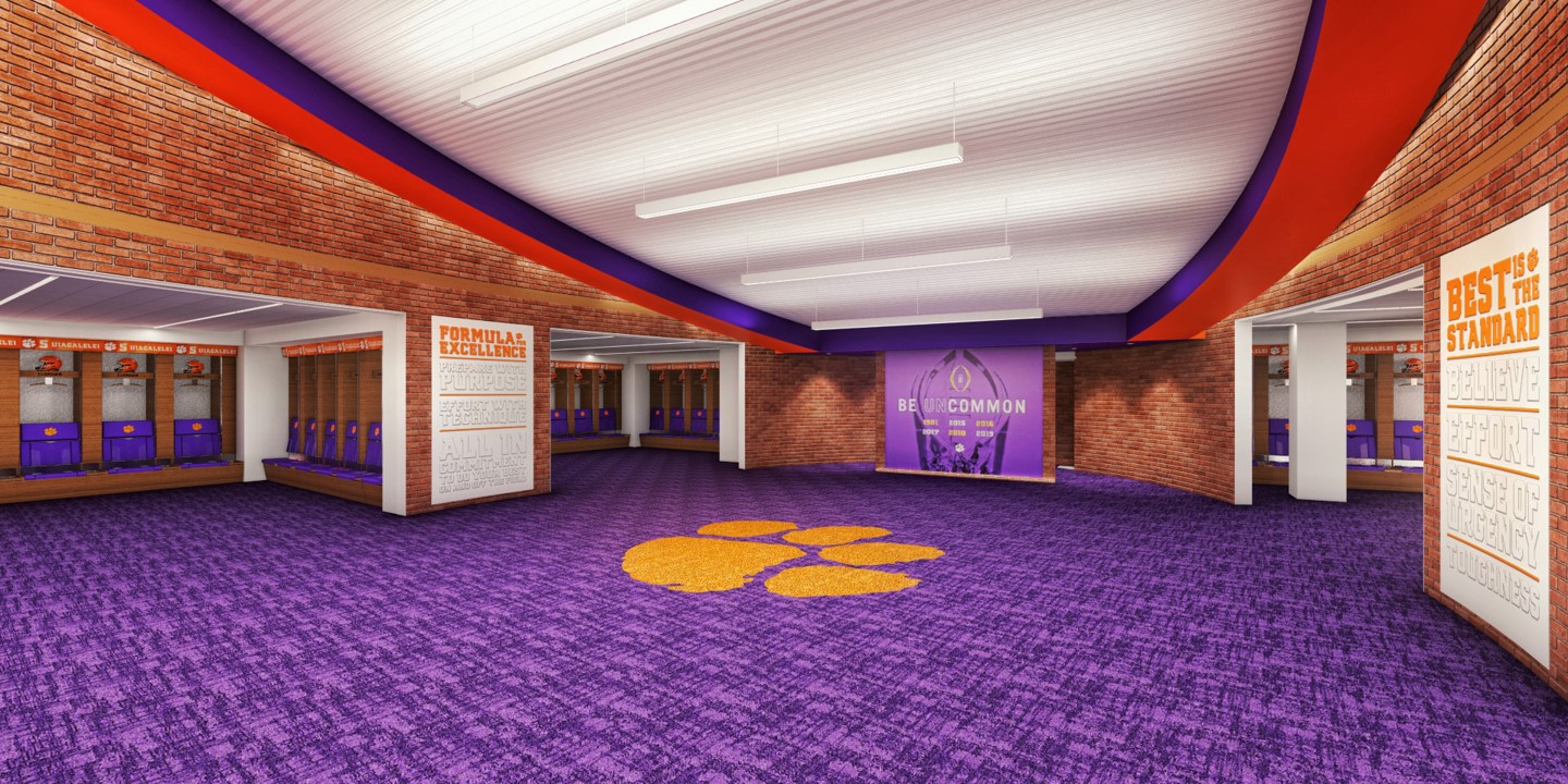 Second Phase of Clemson Football Stadium Renovations Underway ...